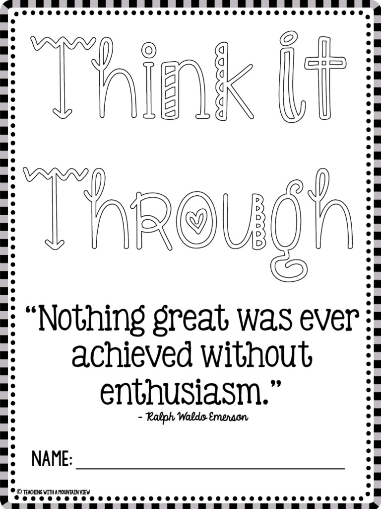 NEW Set #1 Think It Through NO DATES | PDF | Toddler