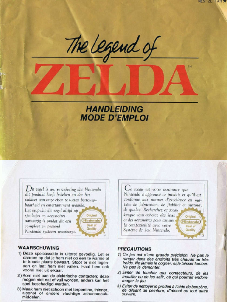 The Legend of Zelda Super NES FR | PDF