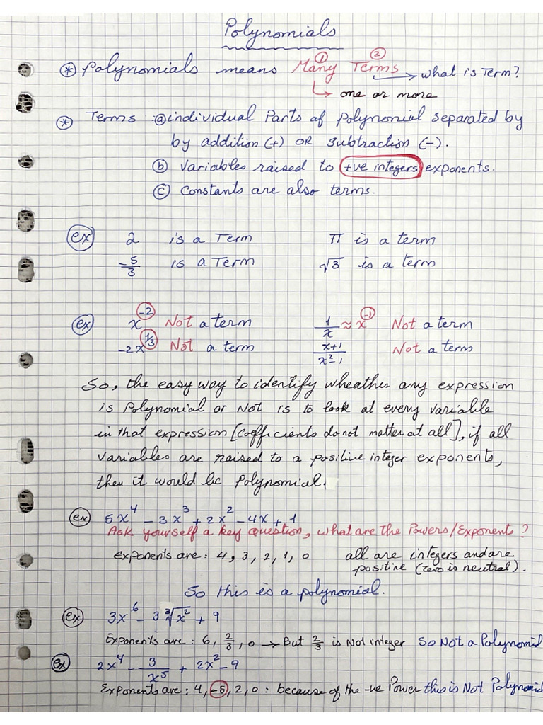 Polynomials | PDF