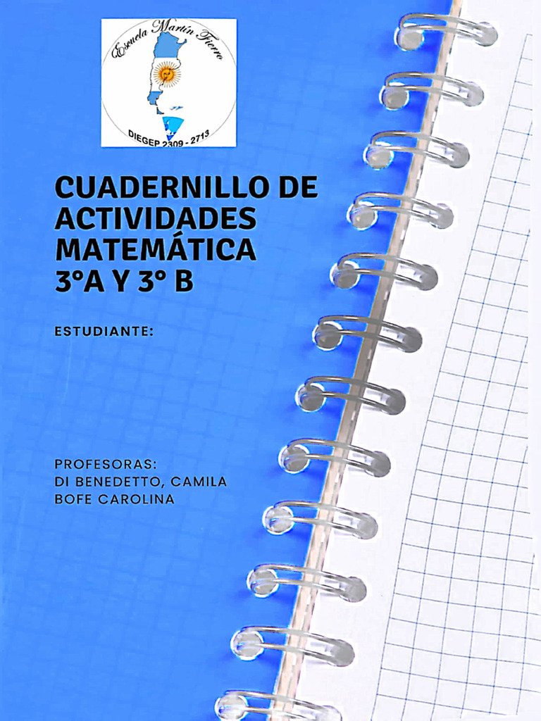 Cuad Matemática 3ero Año 2025 MF | PDF | Porcentaje