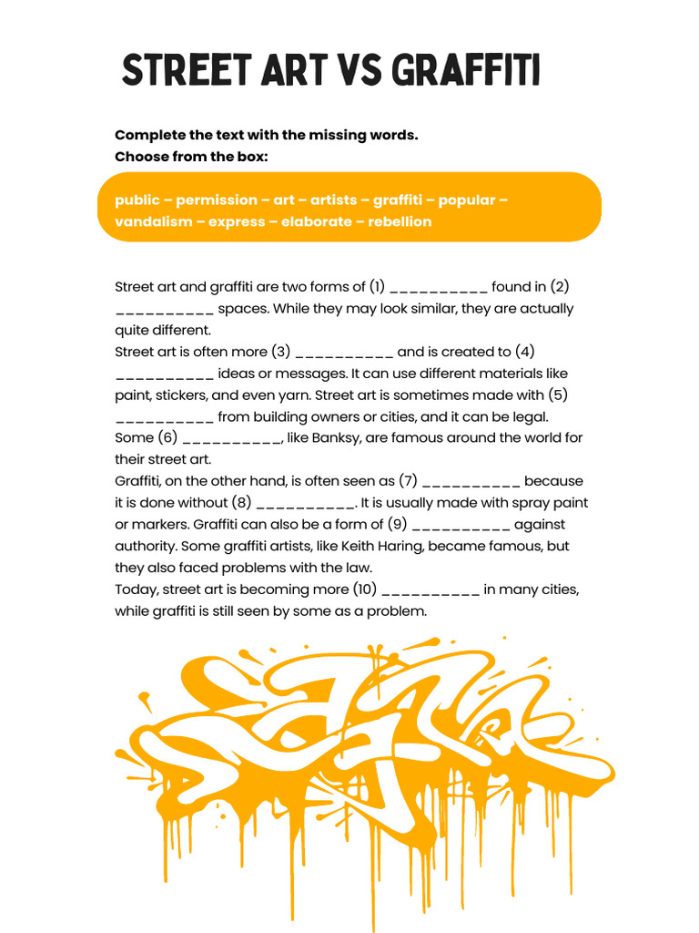 03 - Street Art Vs Graffiti | PDF