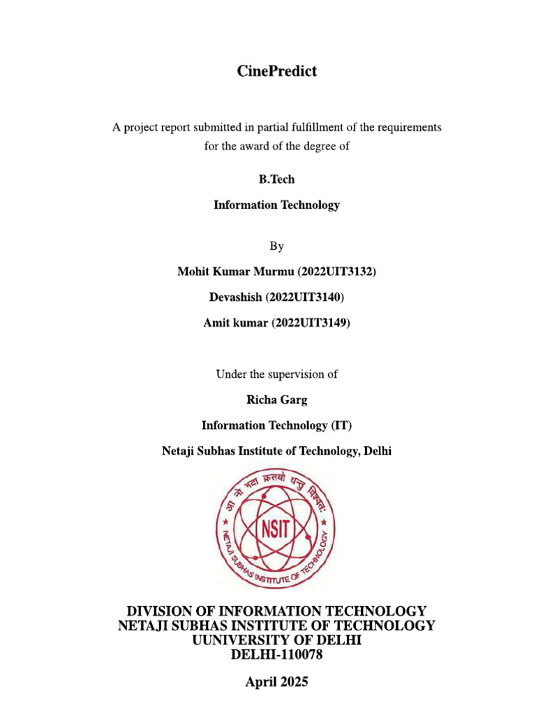 Movie Recommendation System Overview | PDF | User Interface | Usability