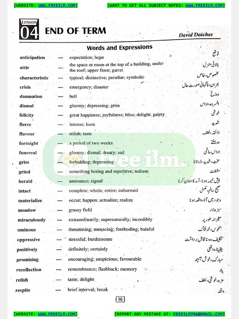 12th English Ch4 Notes | PDF