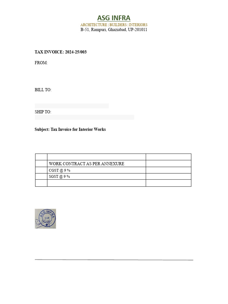 003 - 2024-25 - Tax Invoice - Revised | PDF