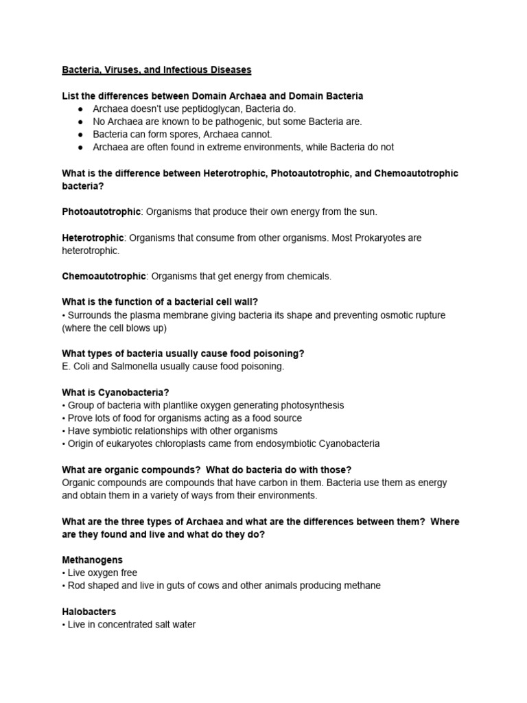 Better Bacteria, Viruses, and Infectious Diseases | PDF | Bacteria ...