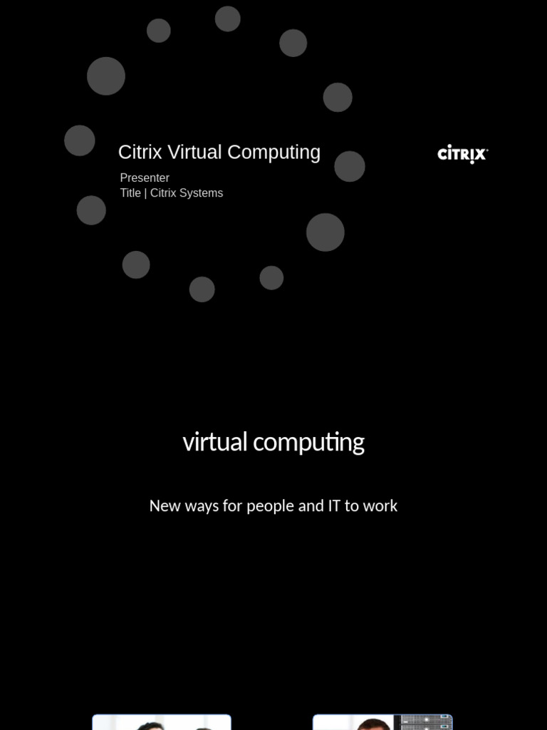 Citrix Virtual Computing | PDF | Citrix Systems | Mobile App
