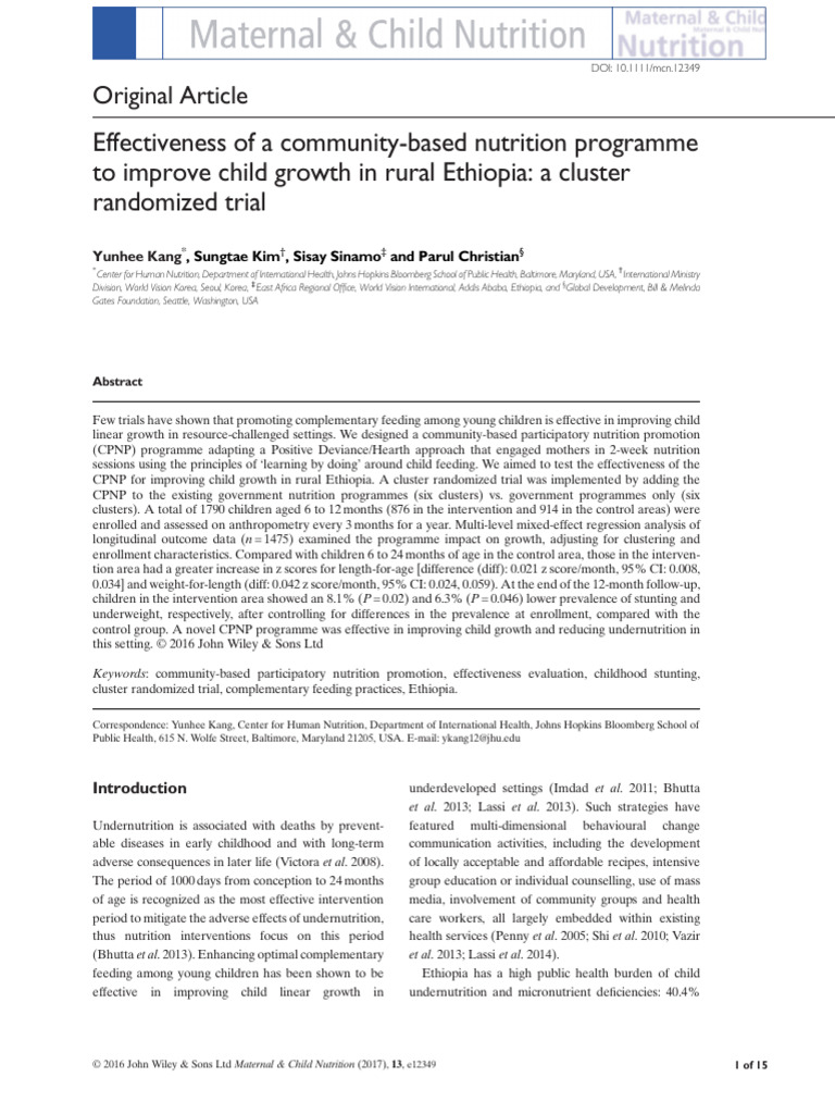 10.effectiveness of A Community Based Nutrition Programme To 3ijerd4ond ...