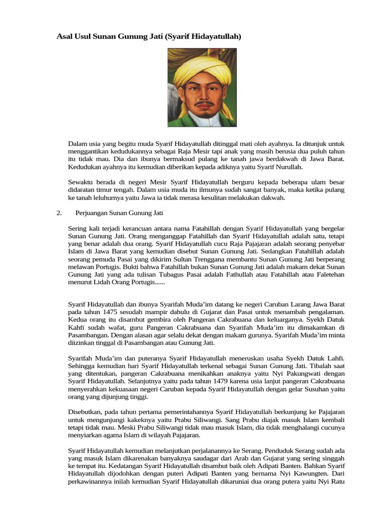 nama nama sunan | PDF