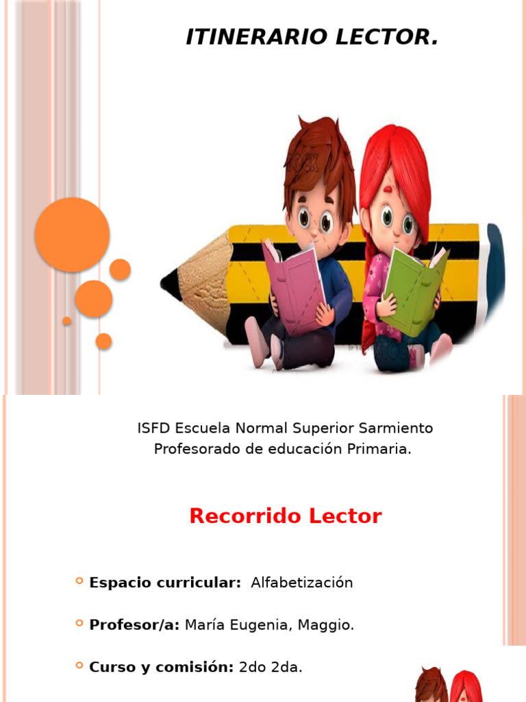 Itinerario Lector-Hormigas | PDF