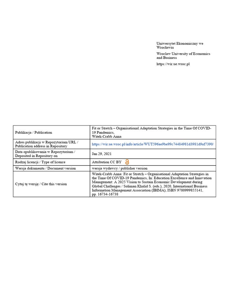 Strategic Fit and Stretch | PDF