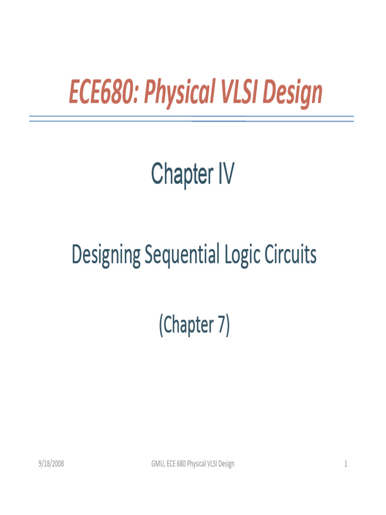 Chapter4 Sequential Logic | PDF | Electronic Design | Electronic Circuits