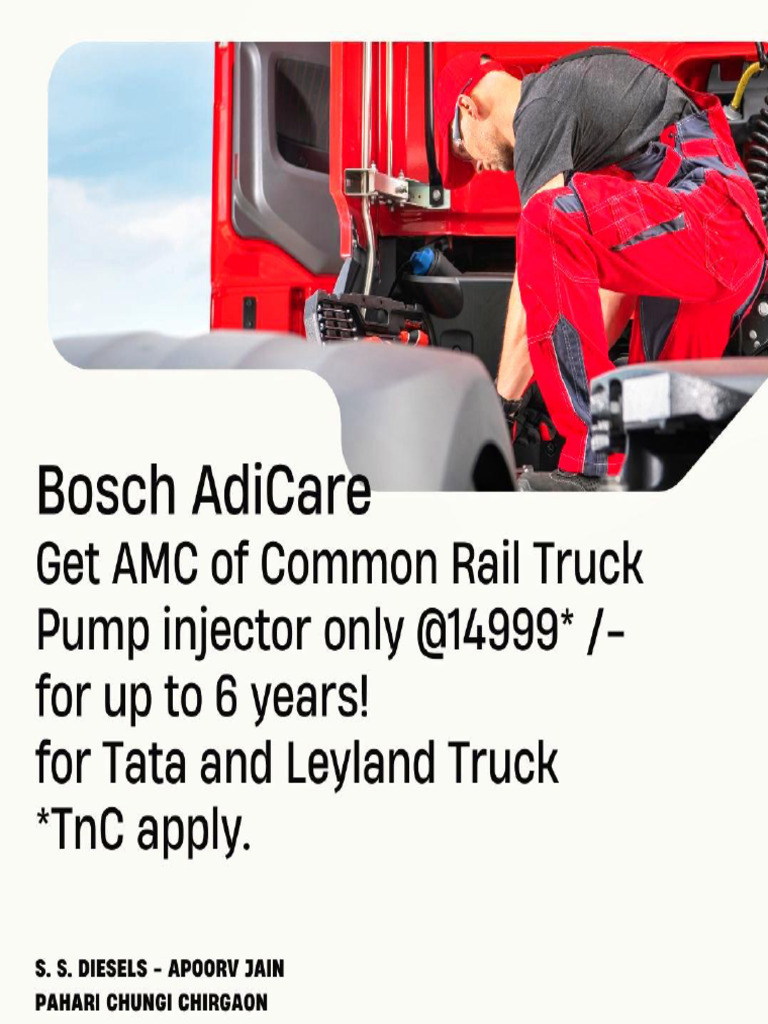 Bosch Adicare AMC For Truck Transport | PDF