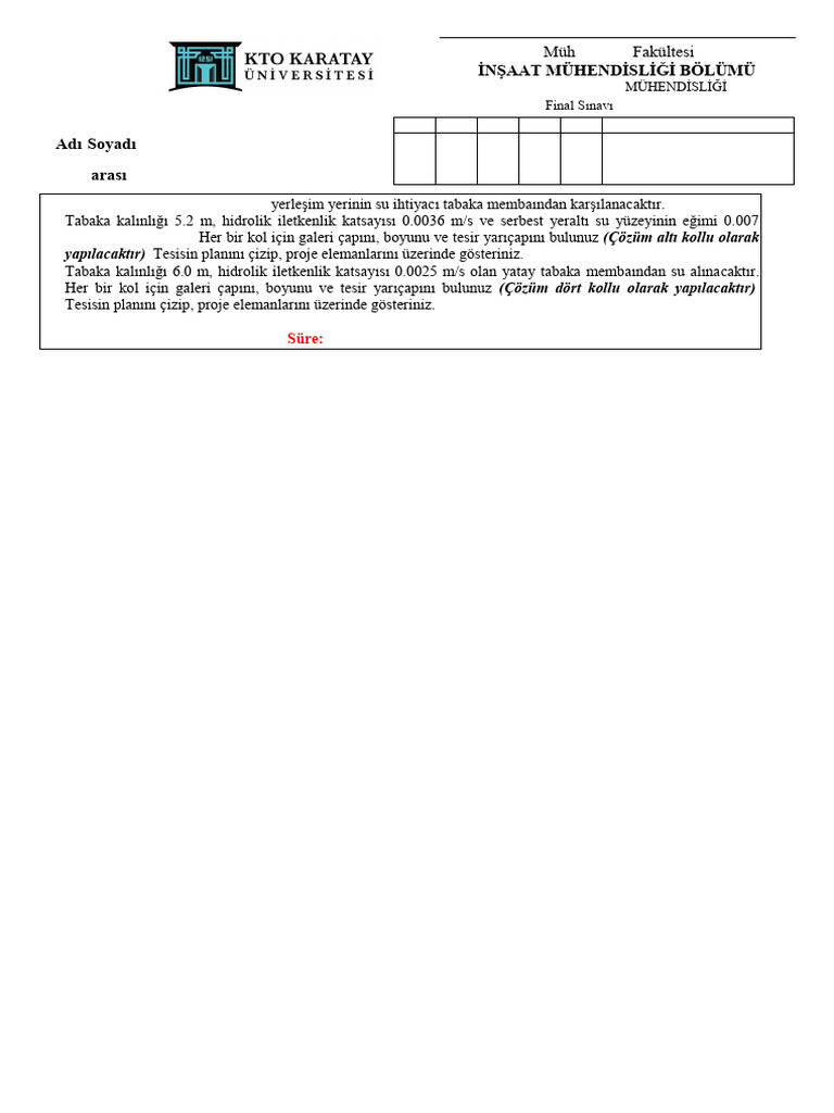 Soru 1 | PDF
