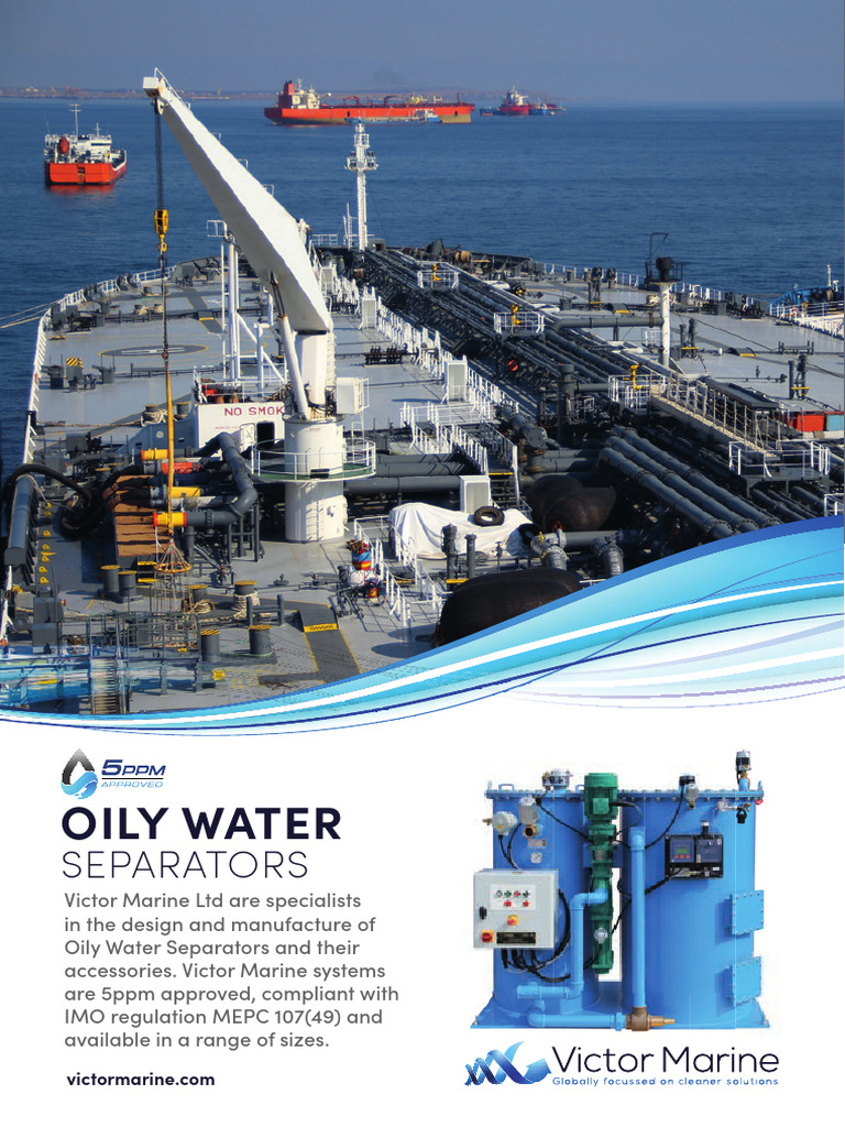 Victor Marine Oily Water Separators Brochure | PDF | Ships | Oil Tanker