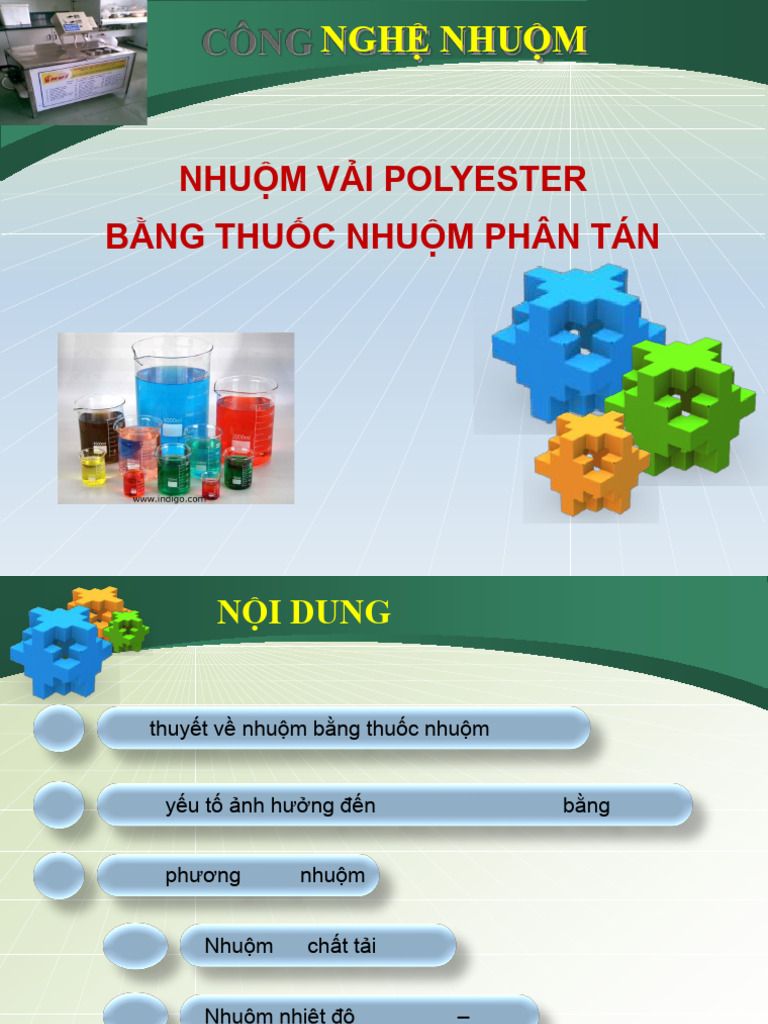 Nhuom Polyester Bang Thuoc Nhuom Phan Tan | PDF