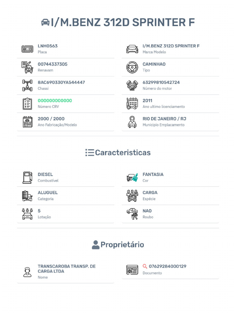 M.BENZ 312D SPRINTER F LNH | PDF