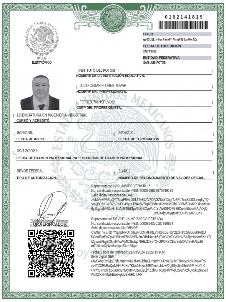 TITULO-ELECTRONICO | PDF