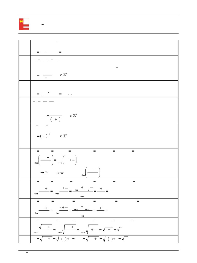 2024 - 2025 H2 Maths Sequences and Series Tutorial Solutions | PDF ...