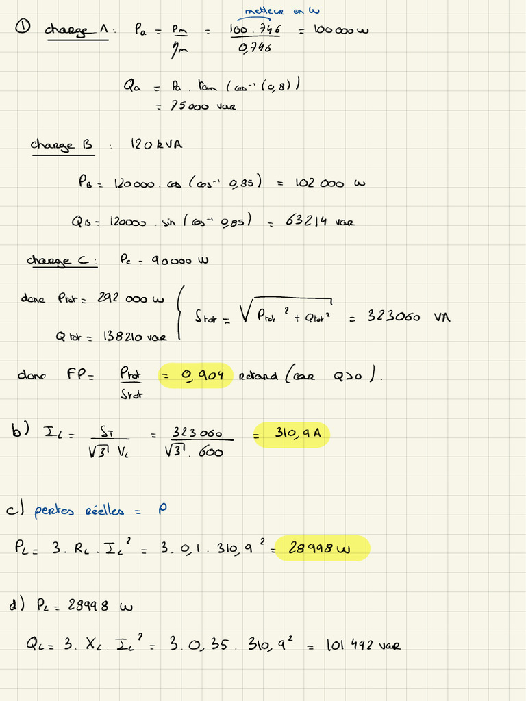 Electrical Load Calculations and Analysis | PDF