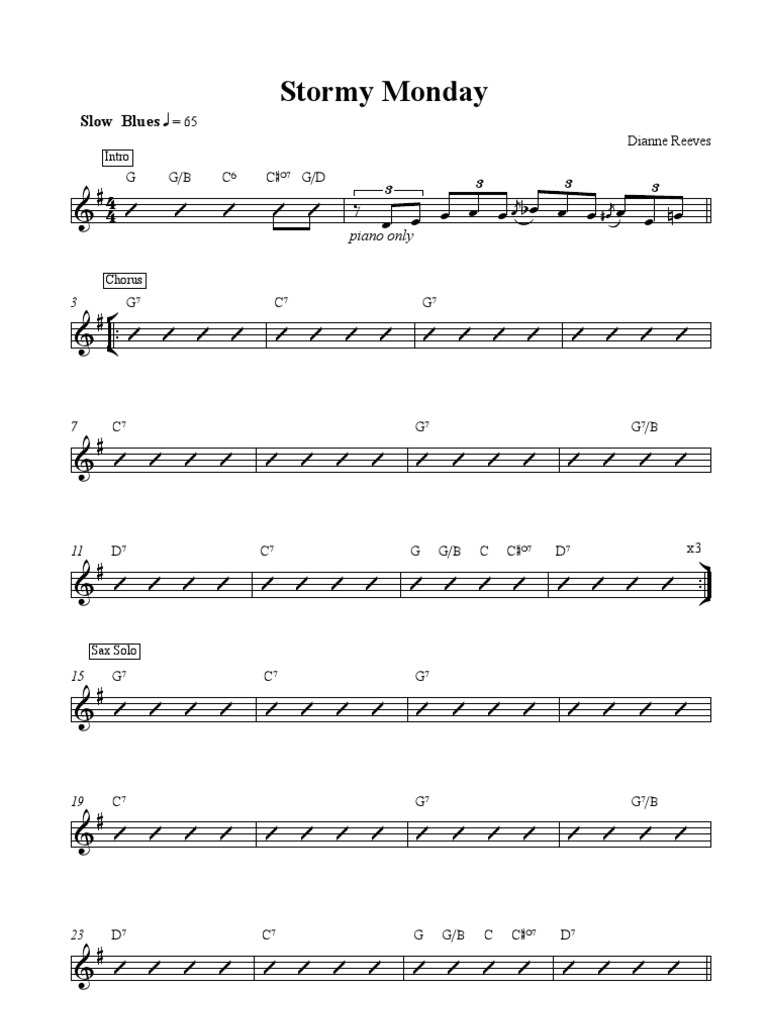 Stormy Monday | PDF