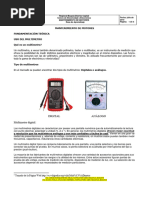 Partes Del Multimetro y Sus Funciones | PDF