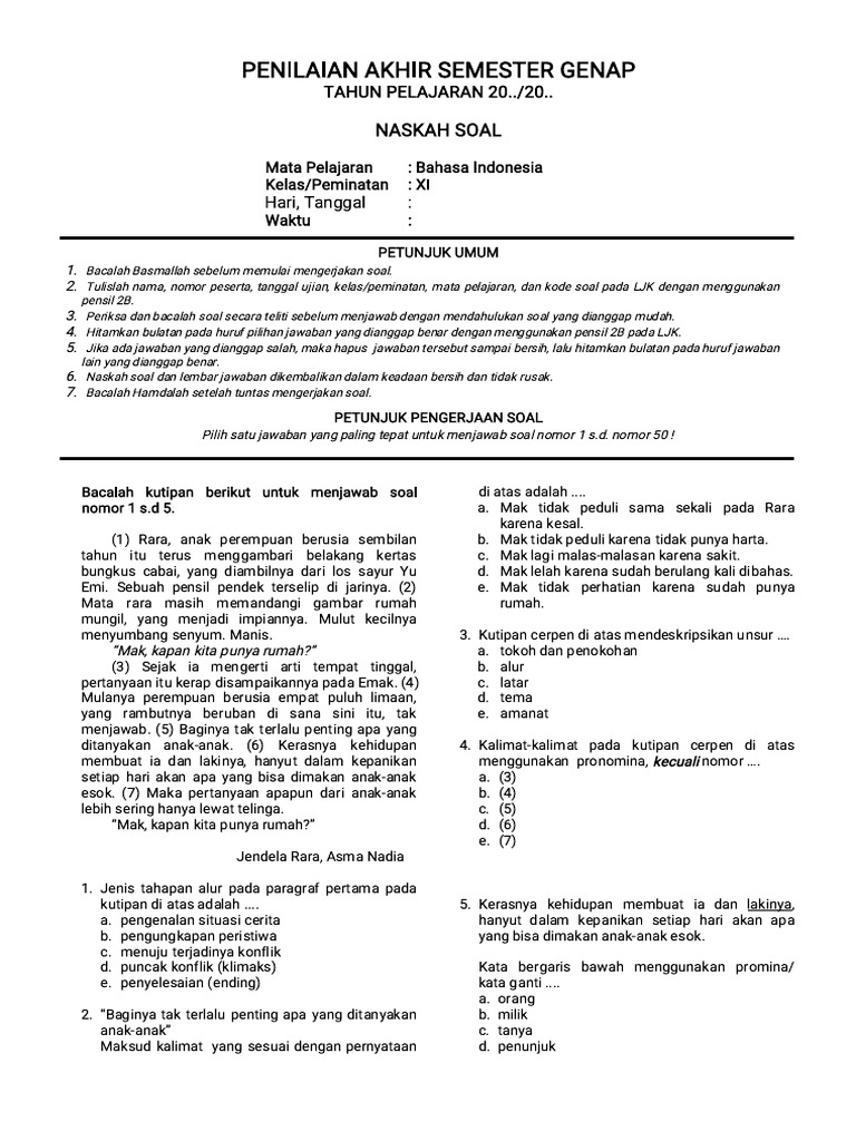 Latihan Hari Ini | PDF