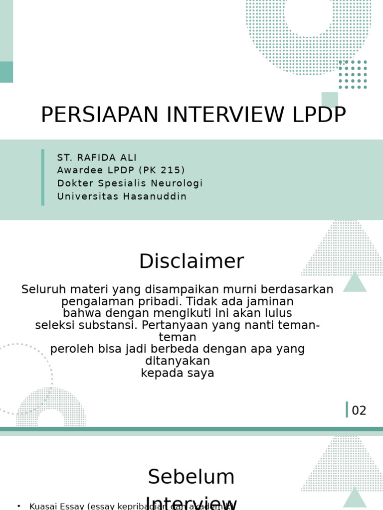PPT INTERVIEW | PDF