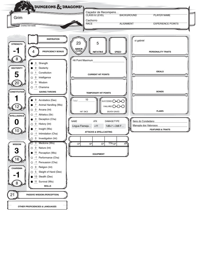 Vespera Character Overview | PDF | Entertainment | Storytelling