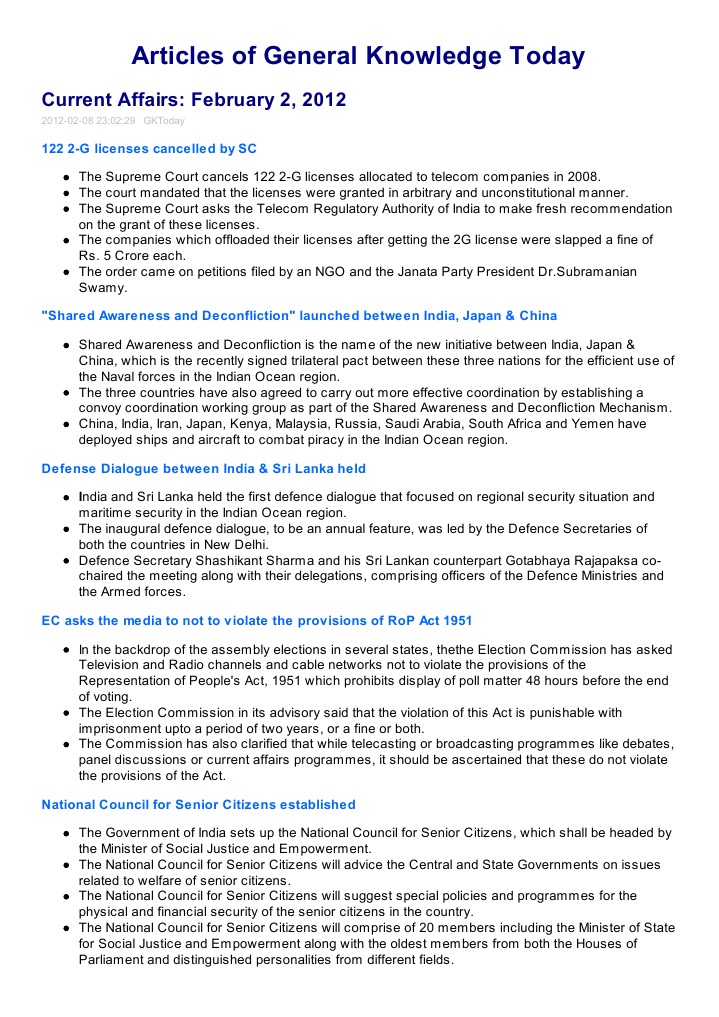 General Knowledge Today | PDF | Public Sphere | Government