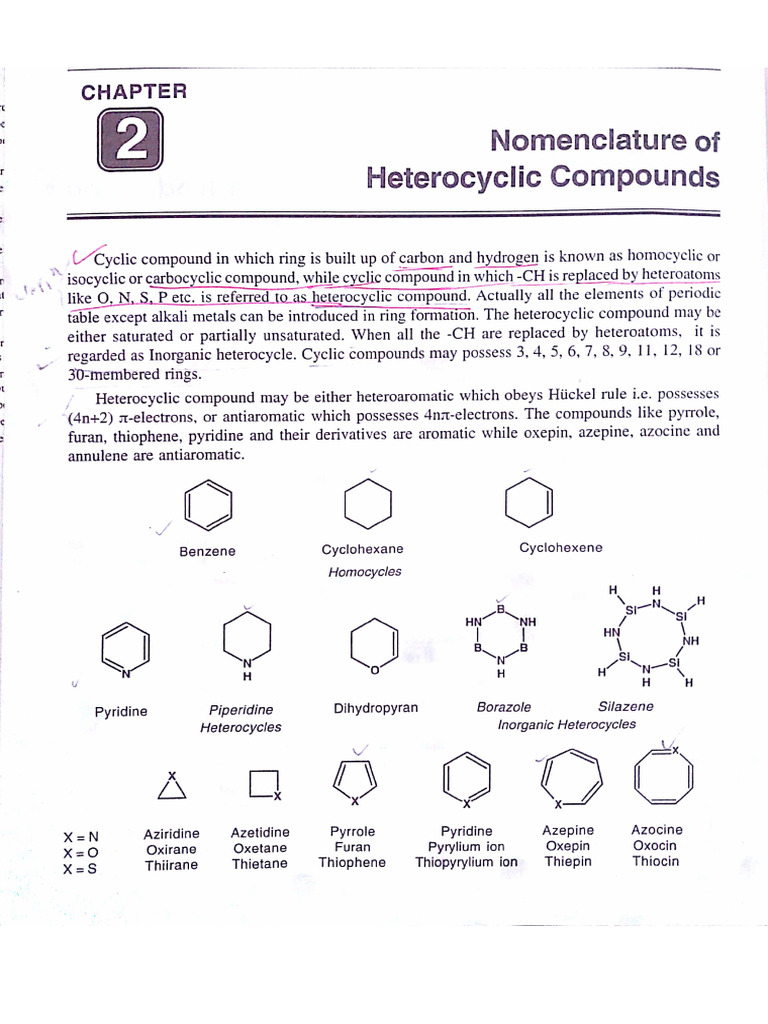 Nomenclature of Hetero Compound | PDF