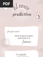 El Texto Predictivo | PDF