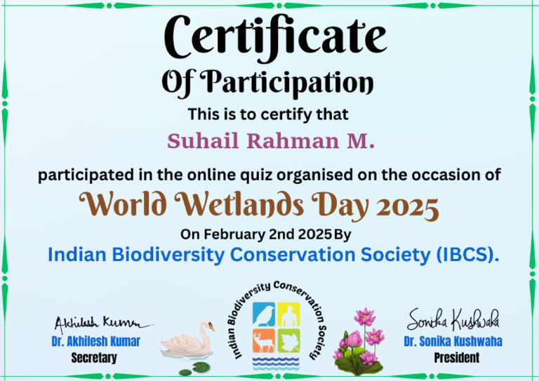 Suhail Rahman M | PDF