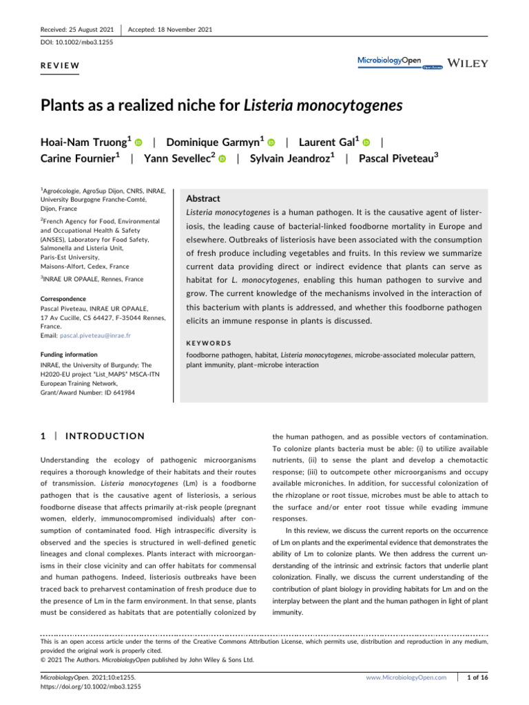 MBO3-10-e1255 | PDF | Pathogen | Root