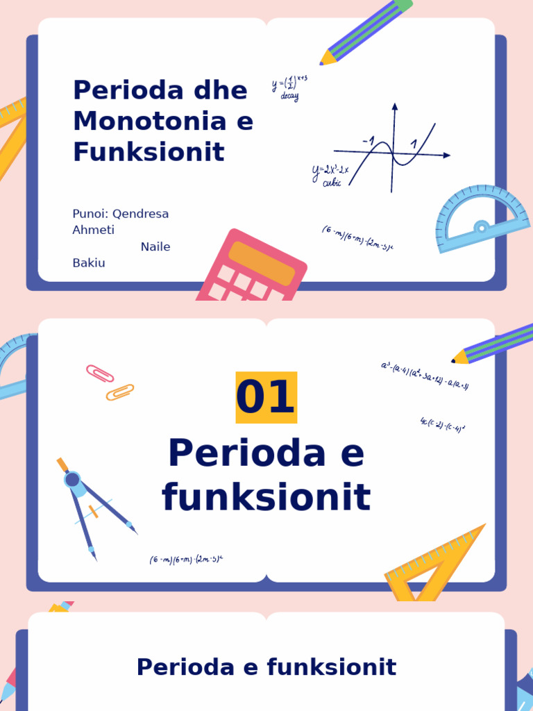 Periodiciteti dhe Monotonia e Funksionit | PDF