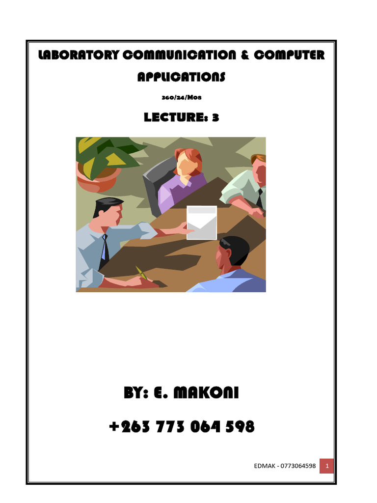 Lab Comm & Computer Applications - Lecture 3 | PDF | Computer Data Storage | Input/Output