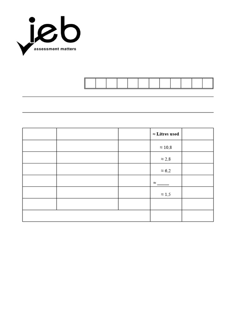 Mathematical Literacy Maths Lit Ieb NSC Grade 12 Past Papers 2016 p2 ...