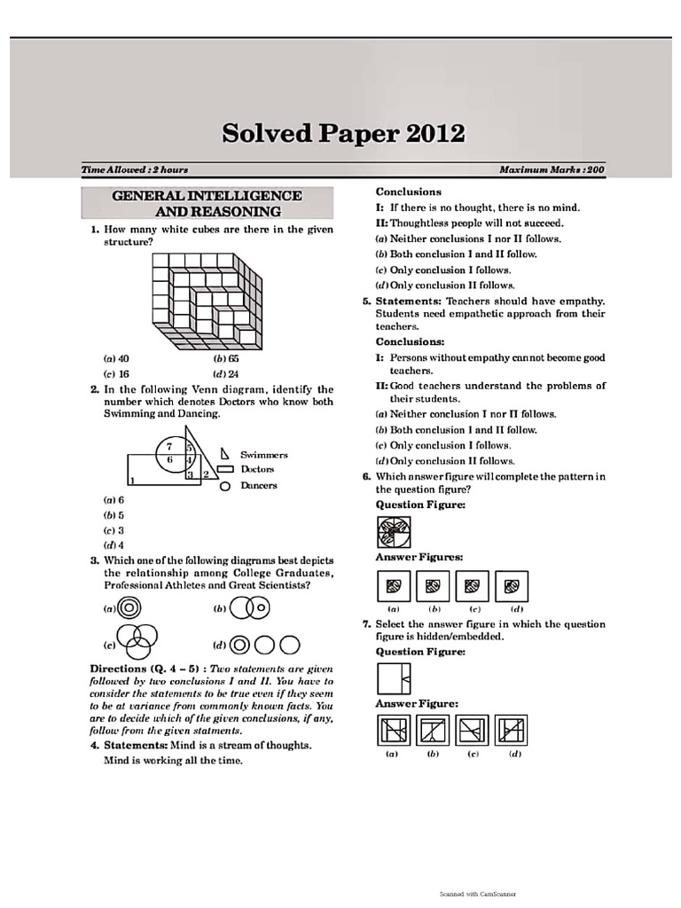SSC Je 2012 Electrical Paper 1 Solution | PDF