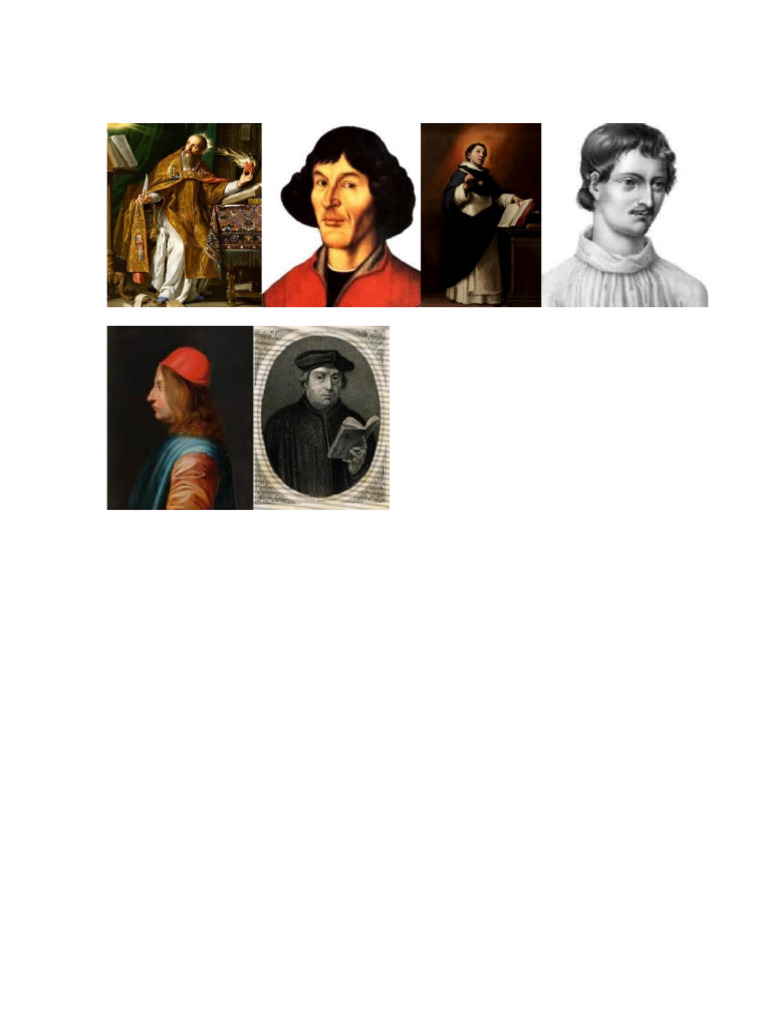 Filósofos Medievales y Renacentistas | PDF