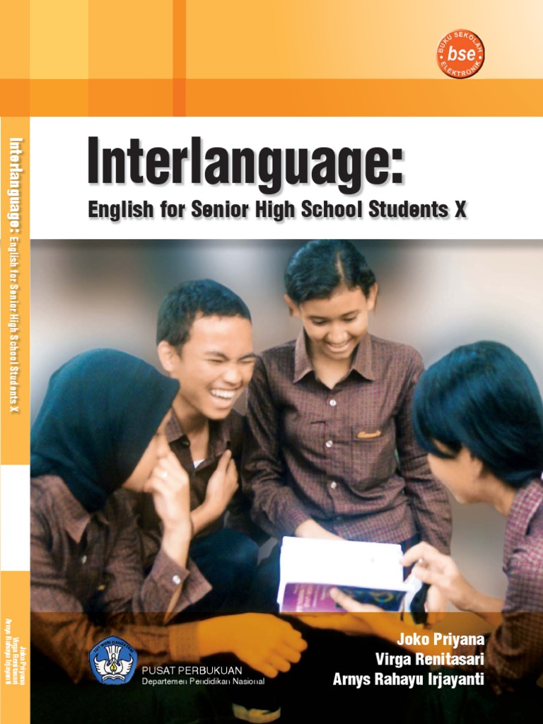 Interlanguage: English For Senior High School Students X | PDF | Karier ...