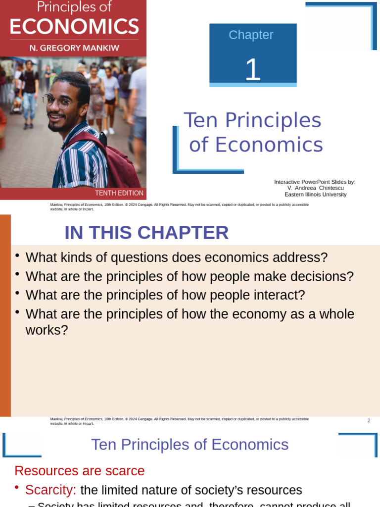 Ten Principles of Economics Overview | PDF | Market (Economics) | Economics