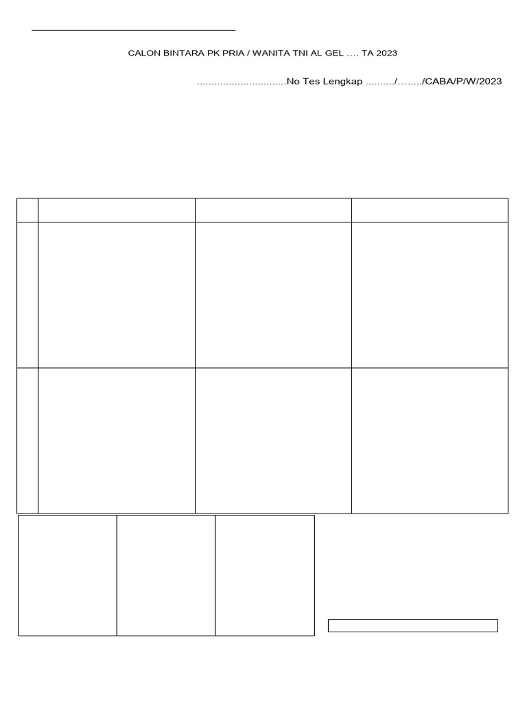 Blangko Mi Caba | PDF