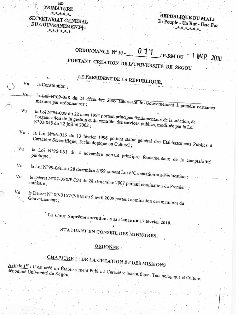Ordonnance US | PDF