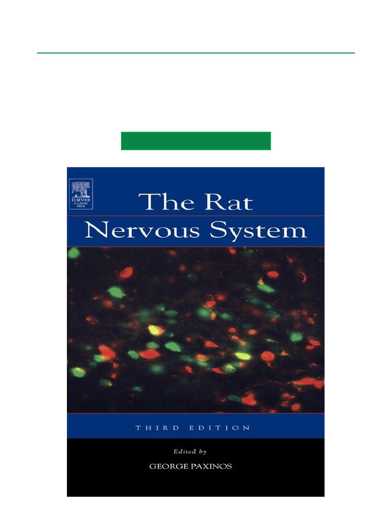 The Rat Nervous System 3rd Edition PDF | PDF | Cerebellum | Thalamus