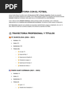 Lionel Messi Actividades | PDF