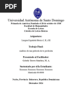 Cuestionario para Analisis de Una Pelicula | PDF