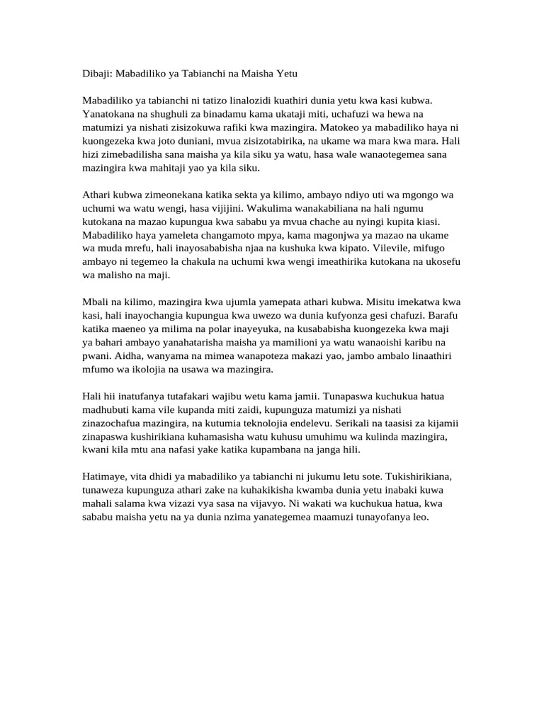 Kikundi Cha Nane | PDF