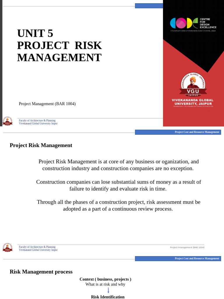 Project Risk Manageemnt | PDF | Risk | Risk Management