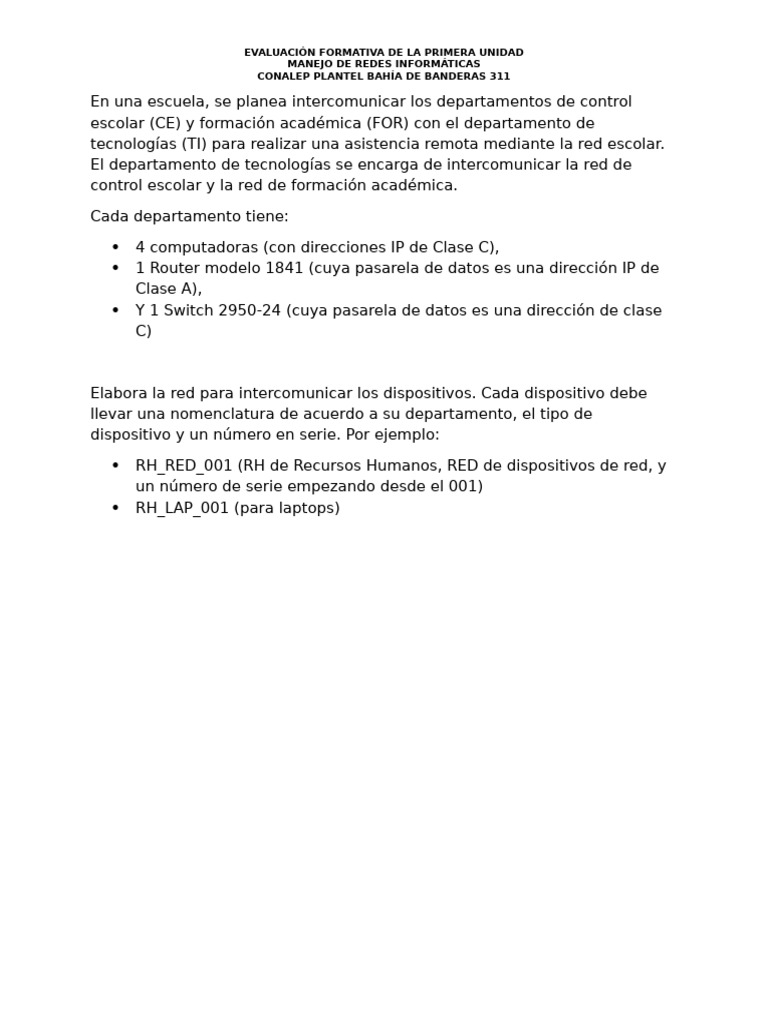 CONALEP311 MRDE Practica7 | PDF