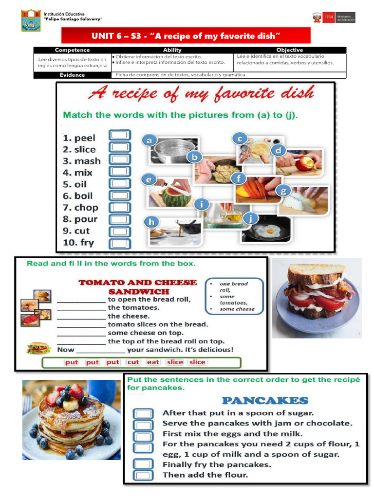 A Recipe | PDF