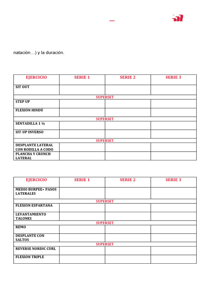 MOMENTUM Semana5 DiarioEntrenamiento | PDF